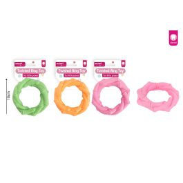 Smart Choice Small Dog/puppy Rubber Ring Toy 3 Colours